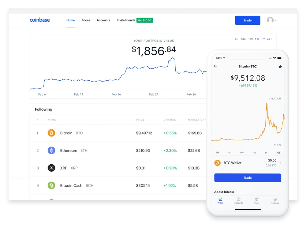 Crypto Trading, Management and Wallet (Coinbase Review)